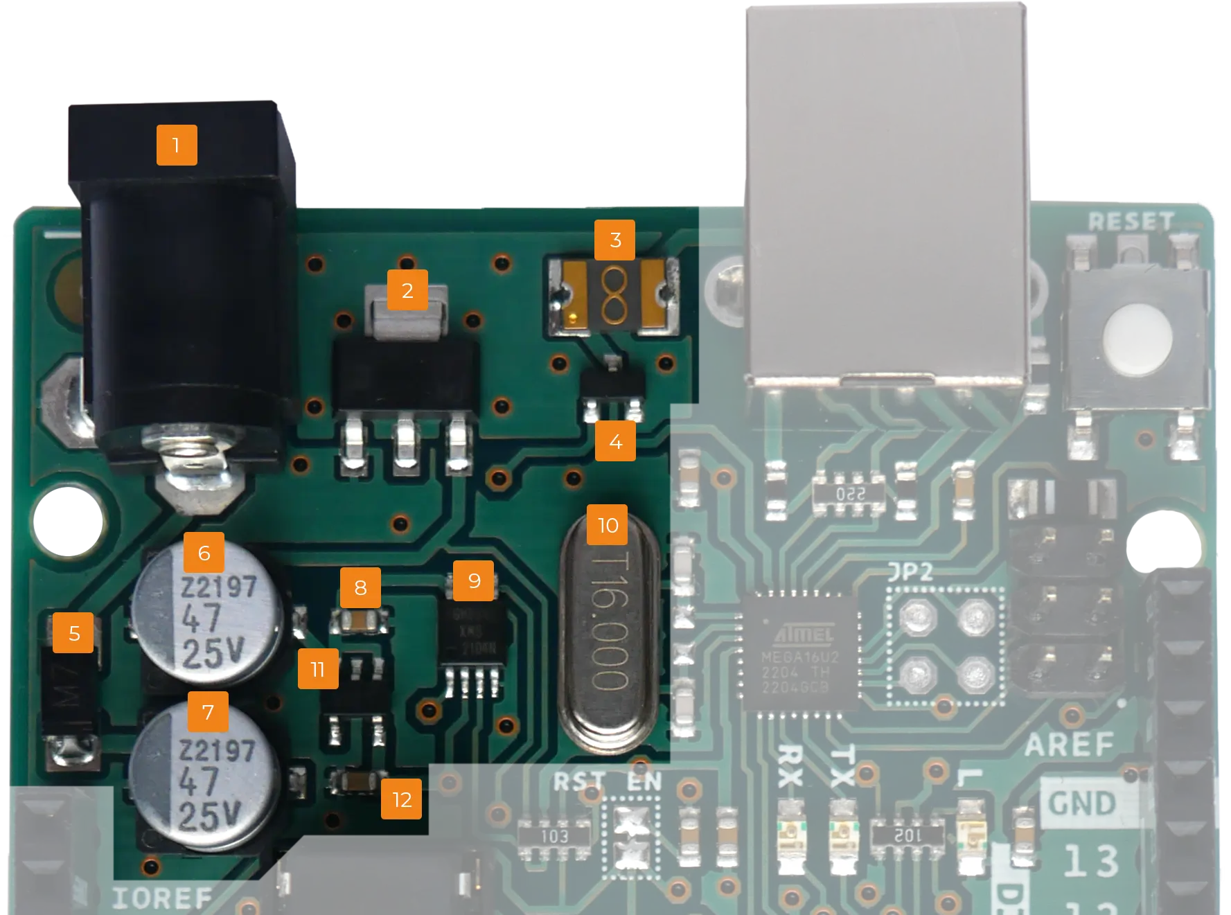 Arduino Uno Board Parts | Uno Board Topology - VideotronicMaker